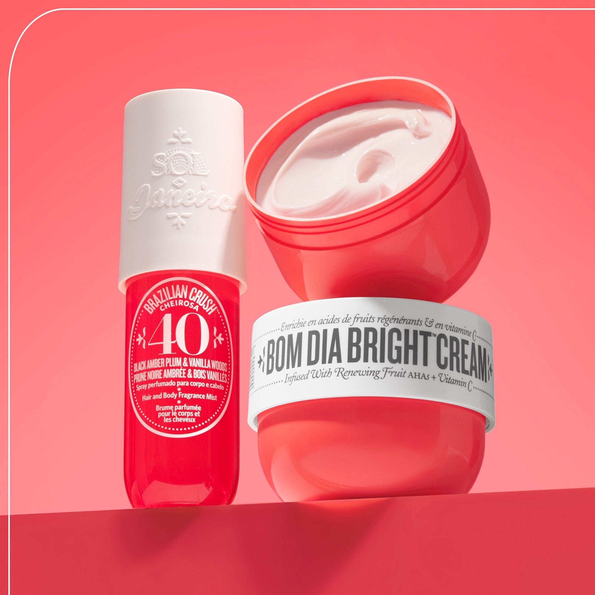 Bom Dia Bright Cream and Mist Set - Sol de Janeiro