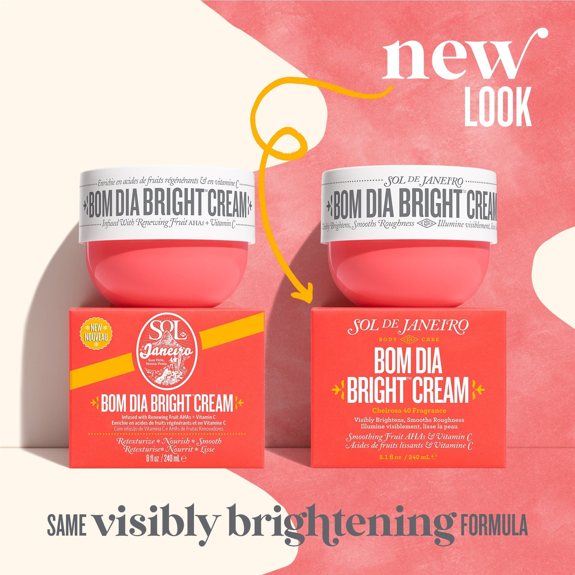 Bom Dia Bright Body Cream with AHAs & Vit C - Sol de Janeiro