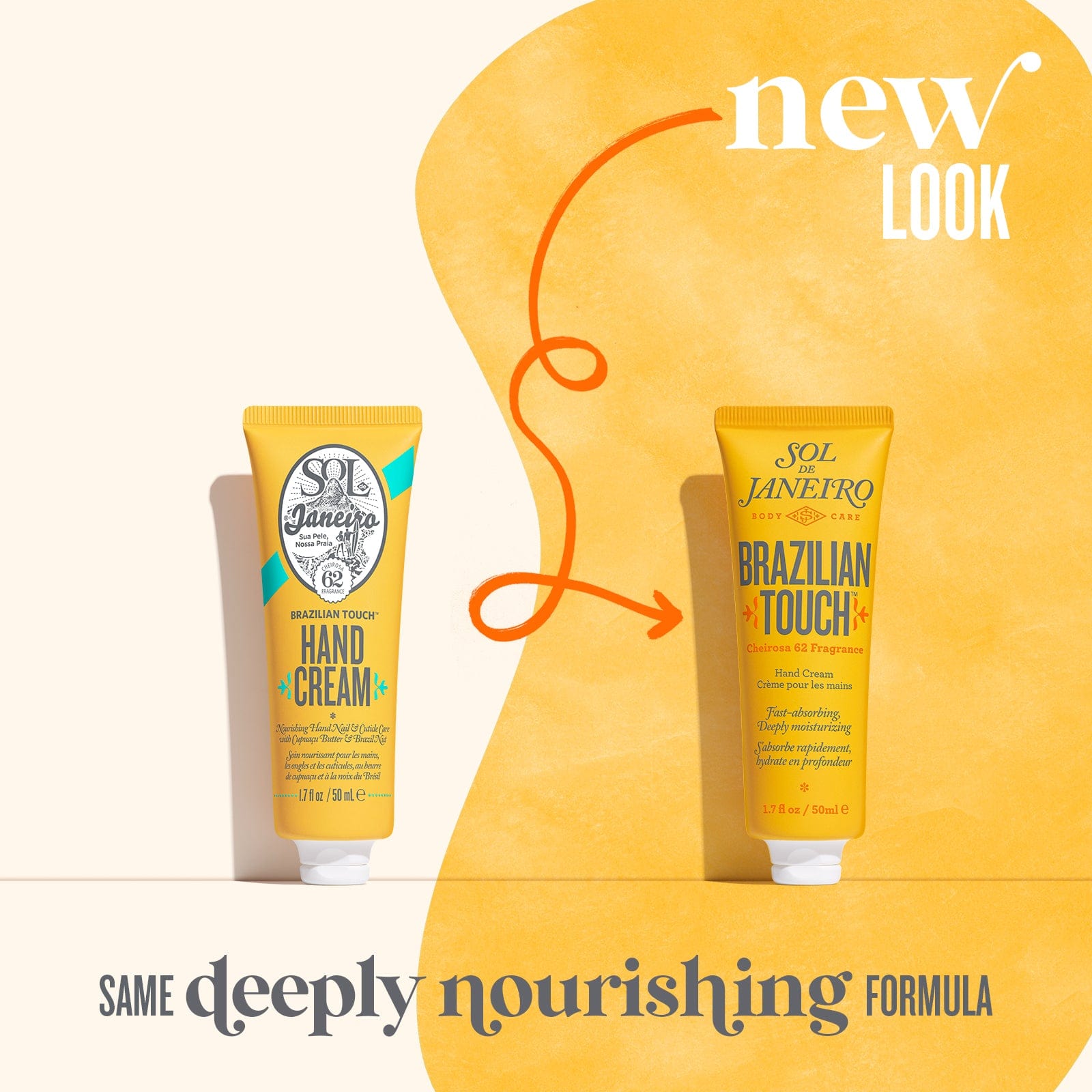 Brazilian Touch Hand Cream - Ultra Moisturizing - Sol de Janeiro