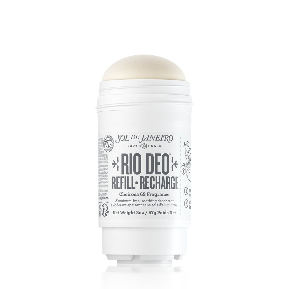 Rio Deo Aluminum-Free Deodorant Cheirosa 68 – Sol de Janeiro